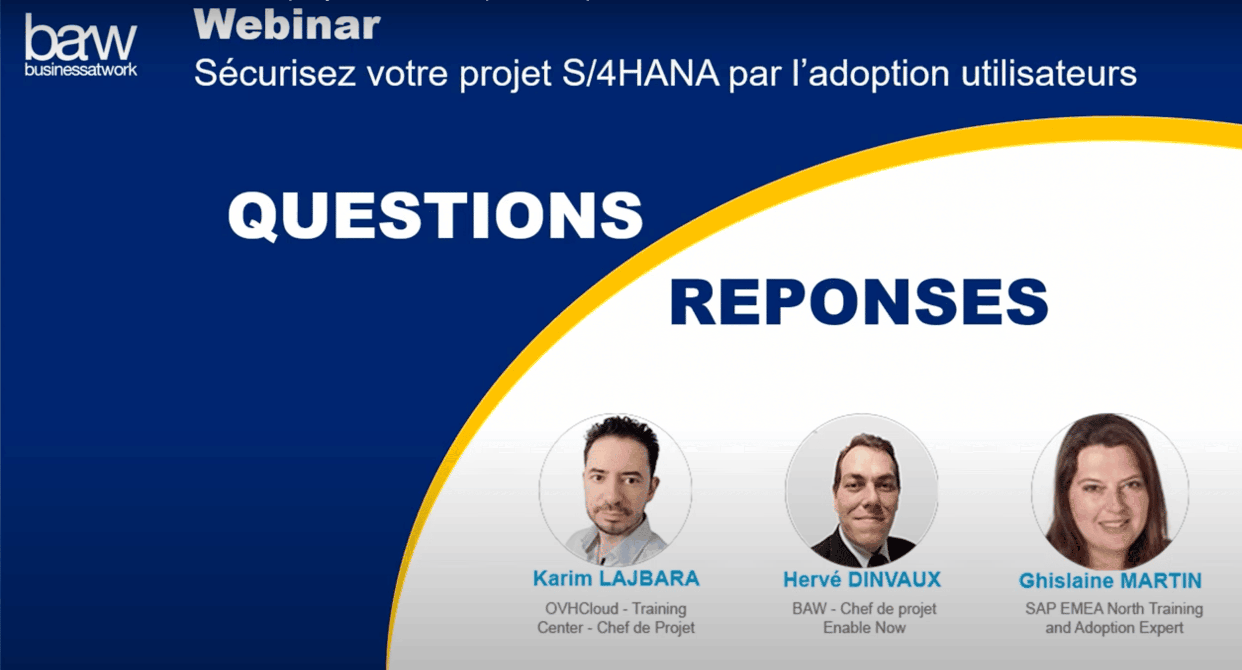 Webinar replay : Secure your S/4HANA project through user integration ...