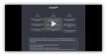 ChatGPT, Découverte et Premiers Pas - Business at work